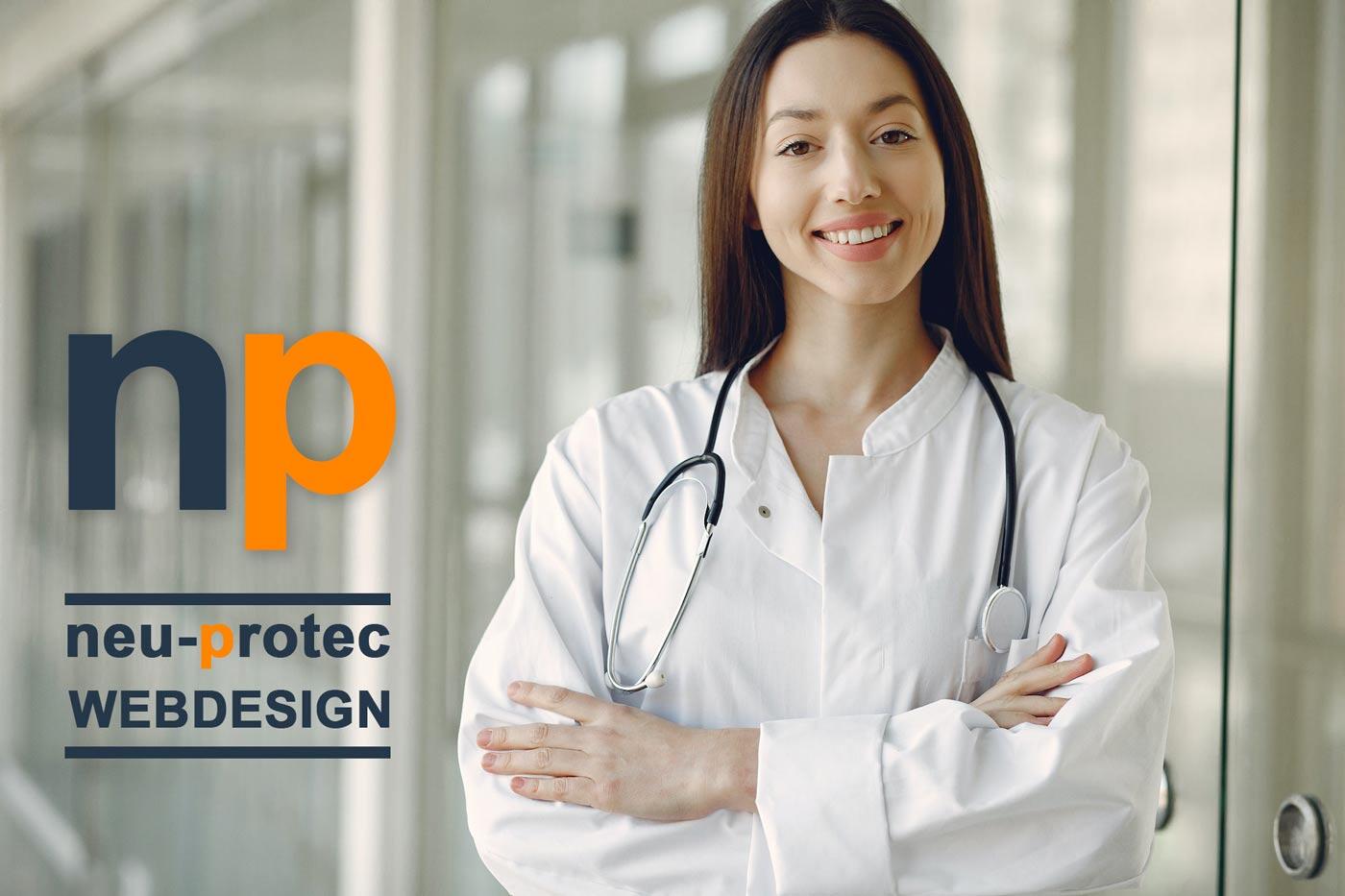 Webdesign: Homepage für Ärzte und Arztpraxen - neu-protec Deutschland